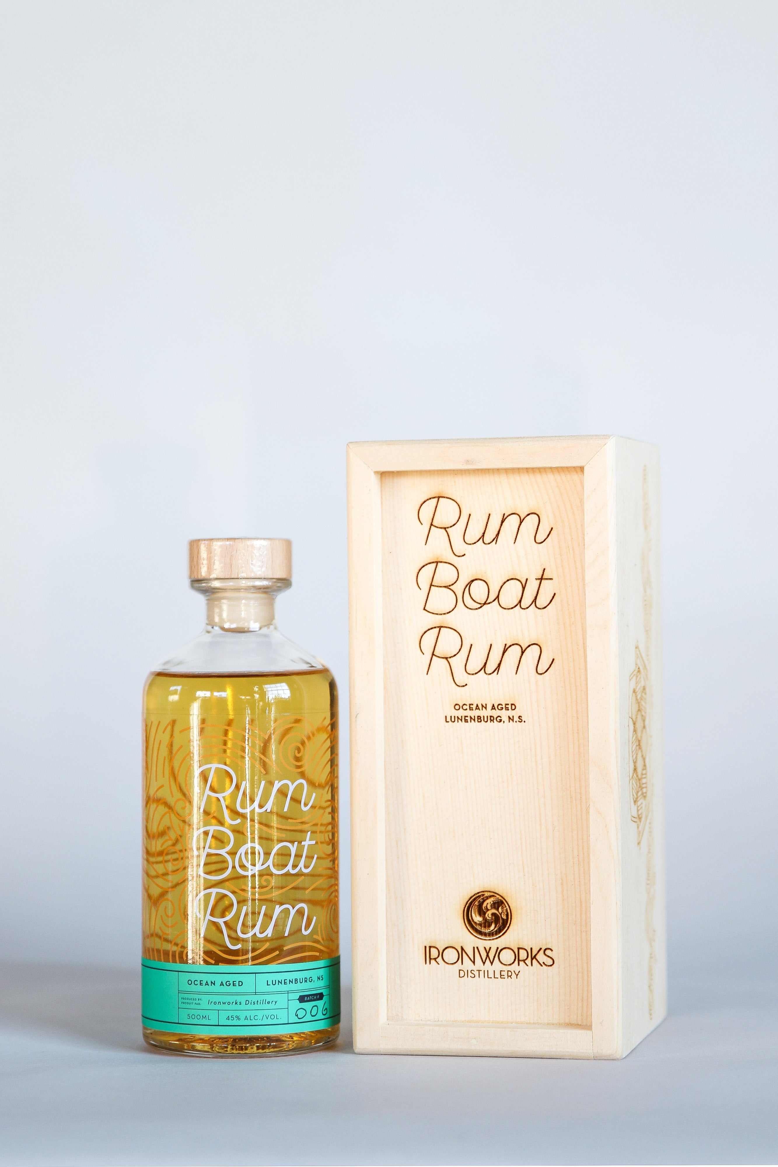 Rum Boat Rum with Gift Box – Ironworks Distillery